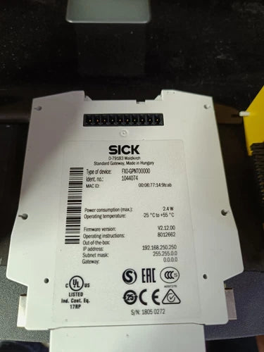 PROFINET SICK D-79183，FX0 GPNT00000，1044074，GARANT？A，发票FACTURA ...
